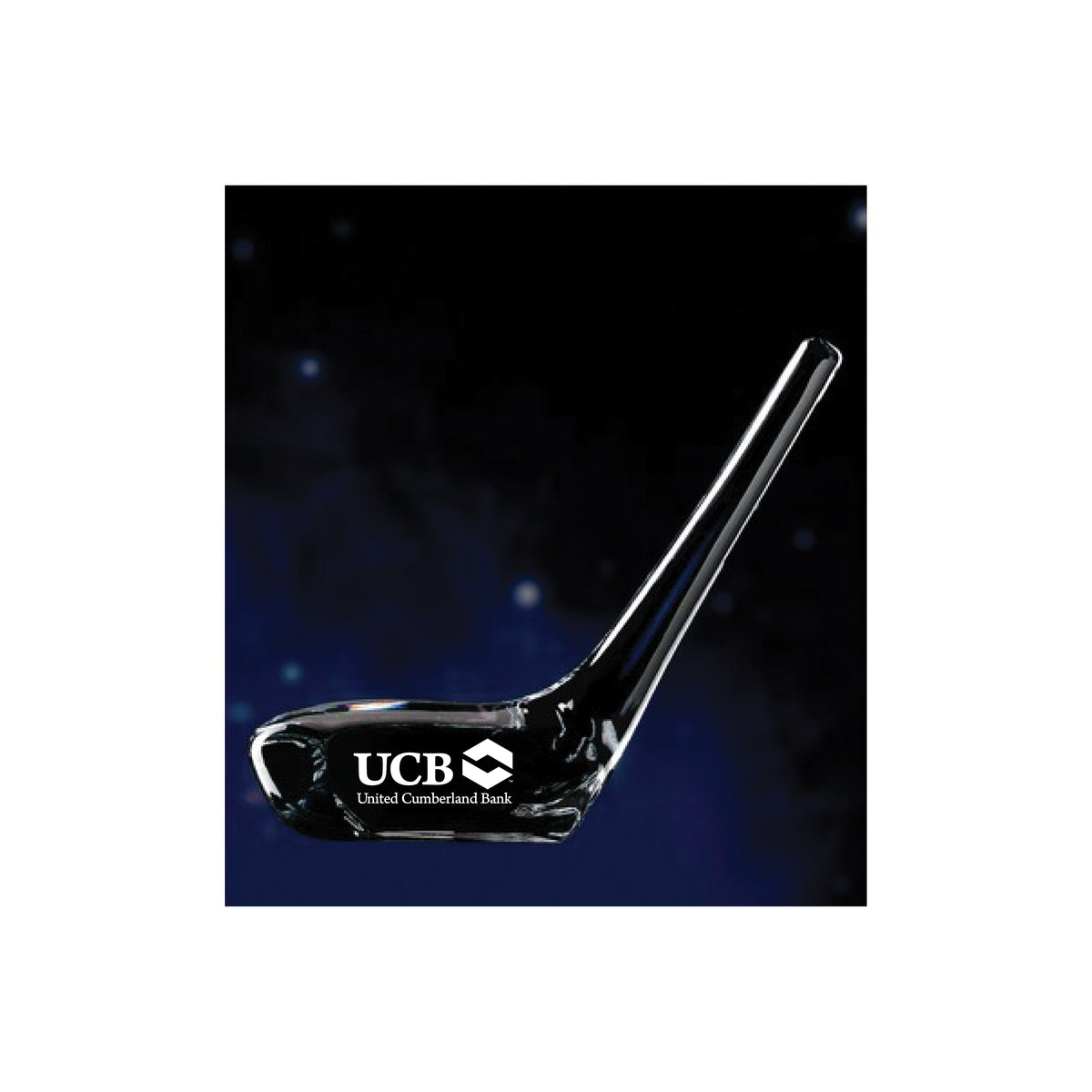 Custom Logo Glass Driver Golf Award — Tournamentshowroom.com