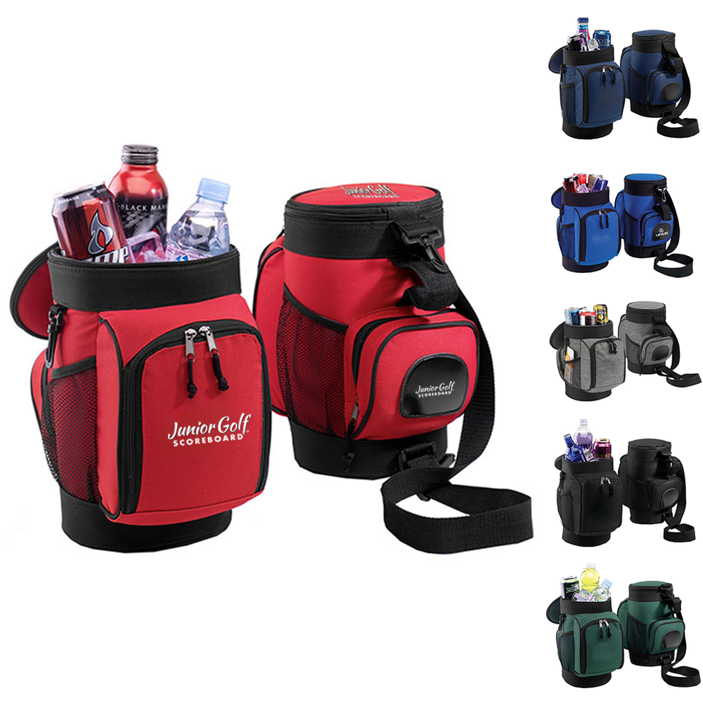 Custom Logo Golf Cooler Caddy Jr. – Insulated 6-Pack ...